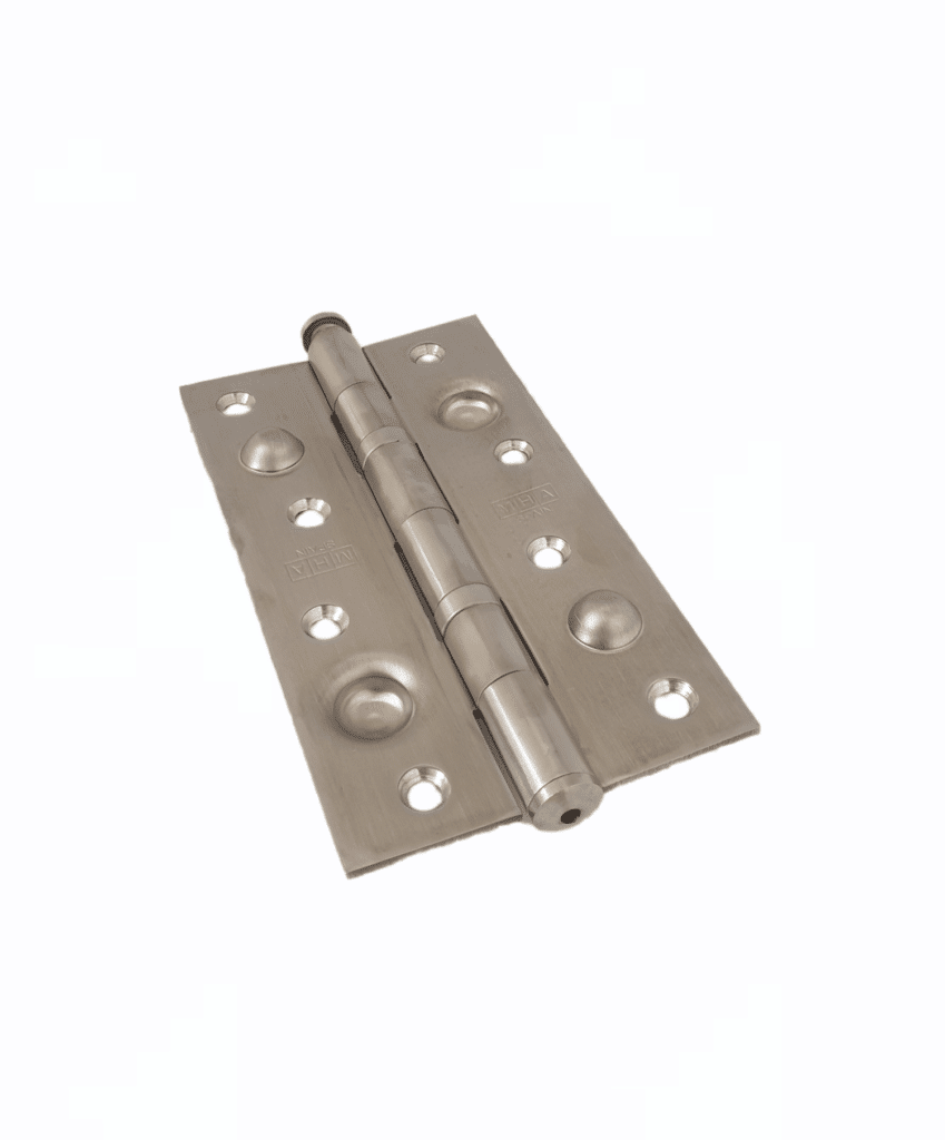 Mha Security Hinge 150x80mm Brushed Stainless Steel - Fino Ferramenta