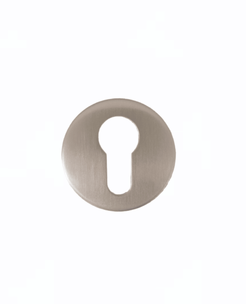 Mha Keyhole Round Yale Brushed Stainless Steel - Fino Ferramenta