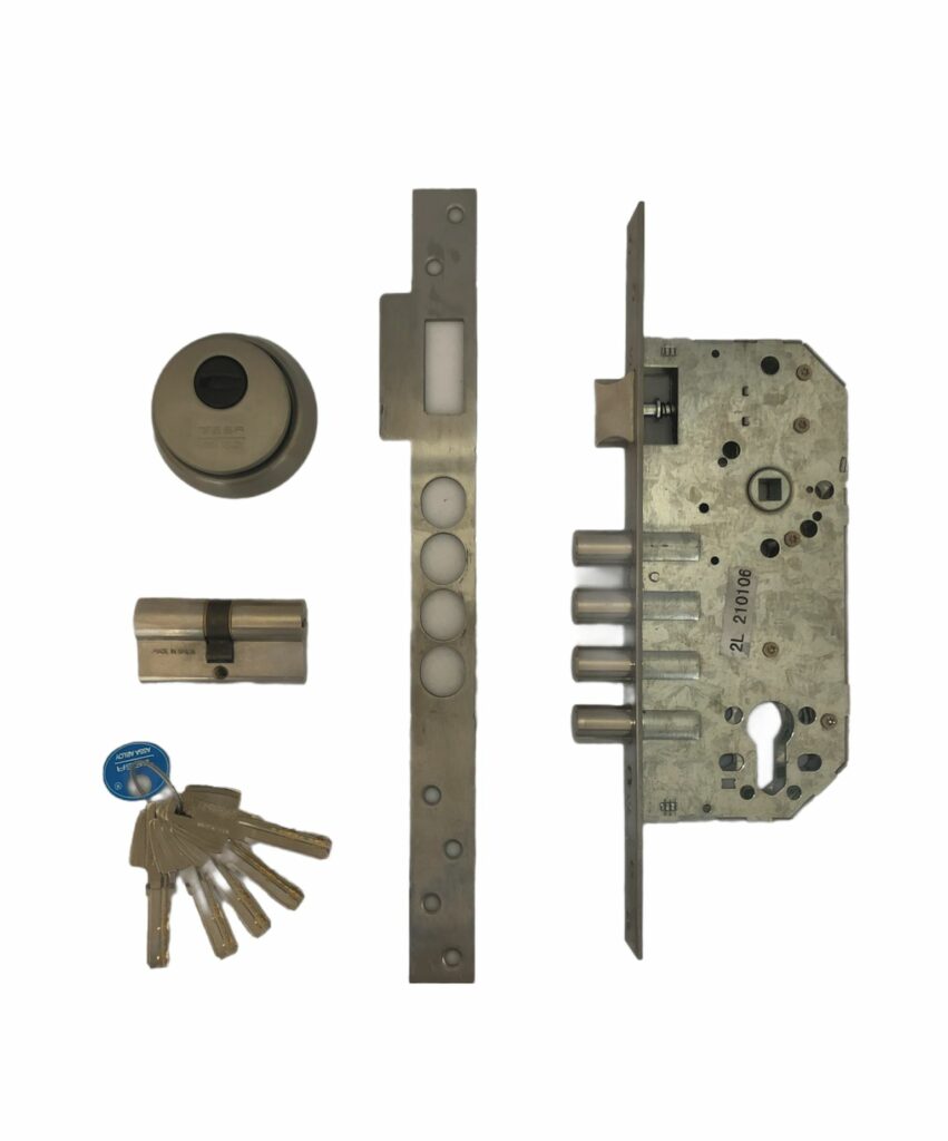 Tesa R200B Mortice Lock 50mm Stainless Steel - Fino Ferramenta