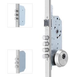 Tesa TLB3 Multipoint Security Mortice Lock Nickel - Fino Ferramenta